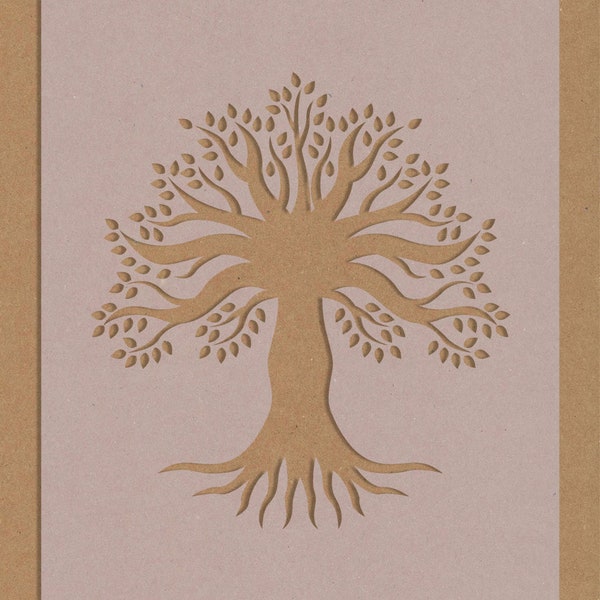Tree of Life Stencil - Etsy