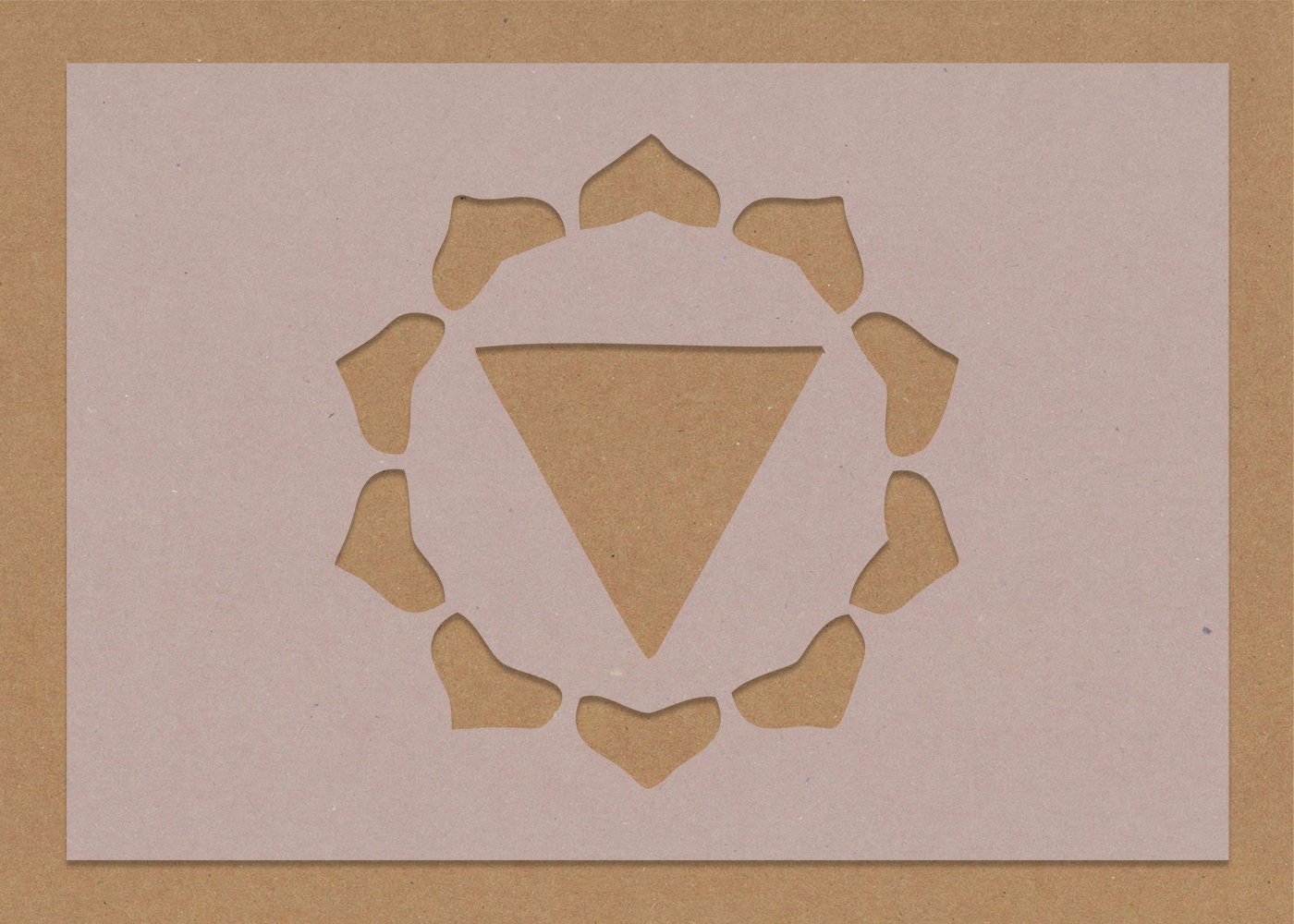 Chakra Symbols Individual Stencils A6 A3 | Etsy UK