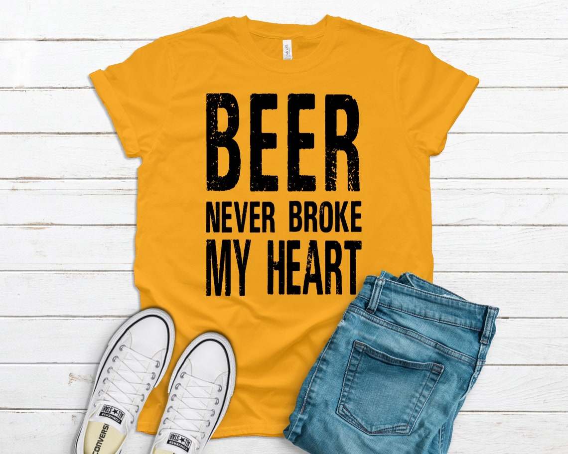 Beer Never Broke My Heart Shirt Luke Combs Shirt Country Etsy