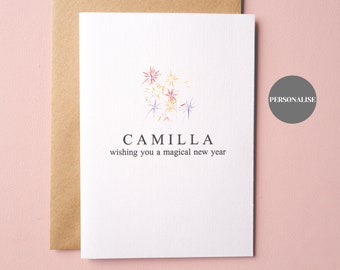 Happy New Year Card - Etsy