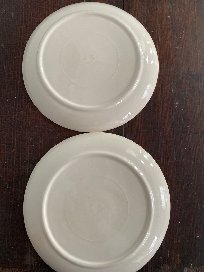 Vintage French Saxon China Dessert/small Plates - Breeze/ Autumn - Etsy
