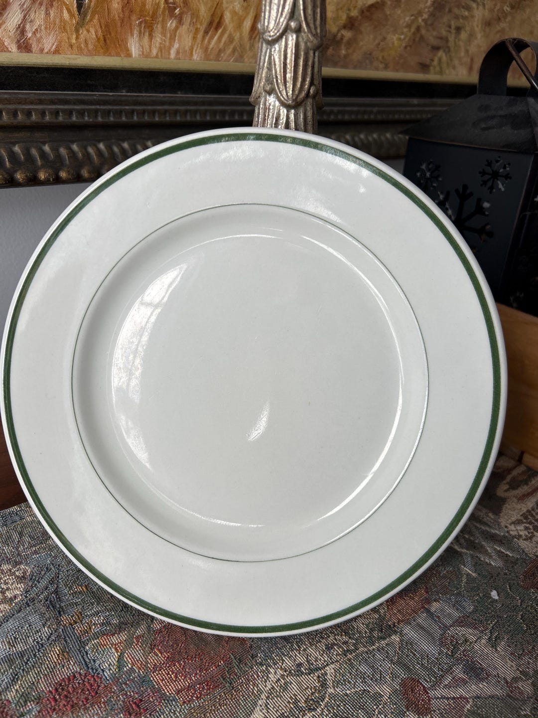 1936 Bailey Walker China Restaurant Ware - 9.25 Dinner Plate - Double ...