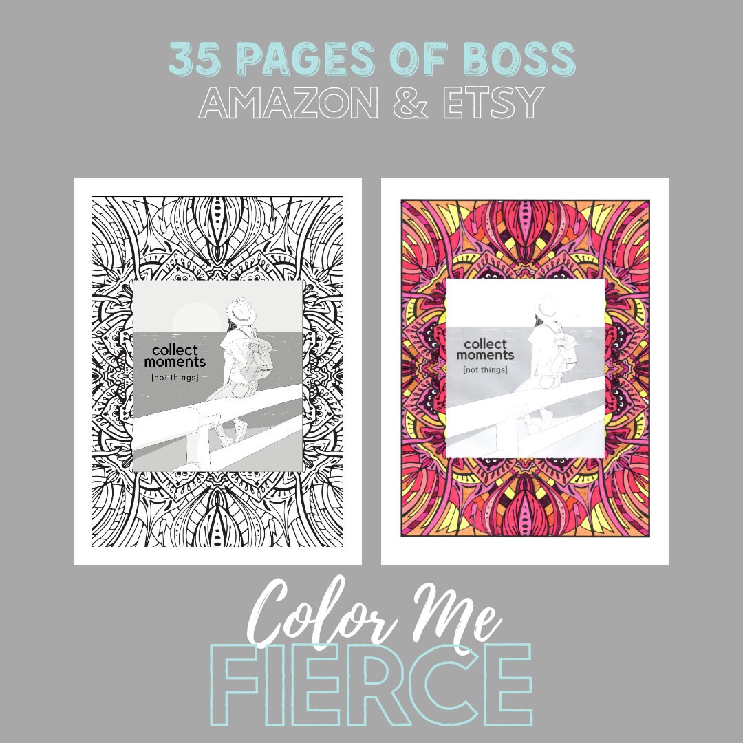 Baddies Coloring Book. Coloring for Anxiety. Coloring Book to - Etsy