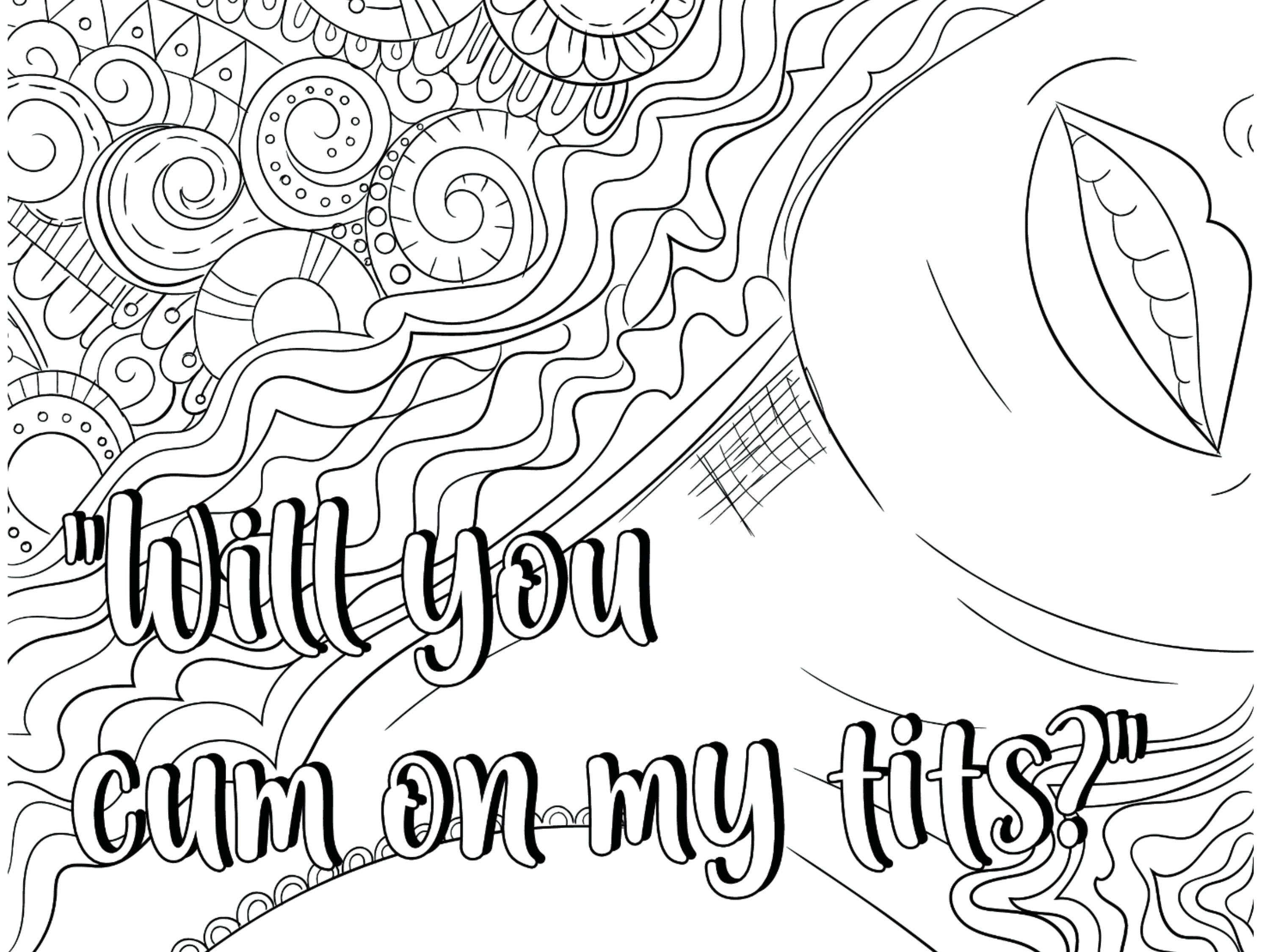 X-rated Coloring Page. Erotic Coloring Page. Nude Coloring Page. Sex ...