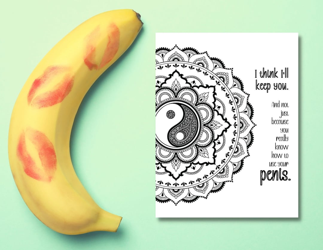 I Think I'll Keep You A Printable Adult Coloring Page for Relationship ...