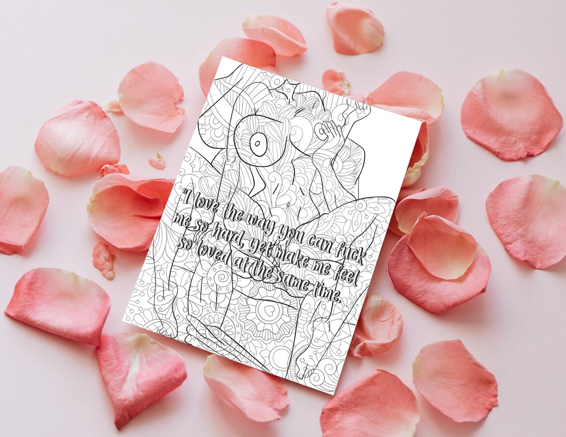 Dirty Printable Adult Coloring Page - X-RATED Art Therapy to Help ...