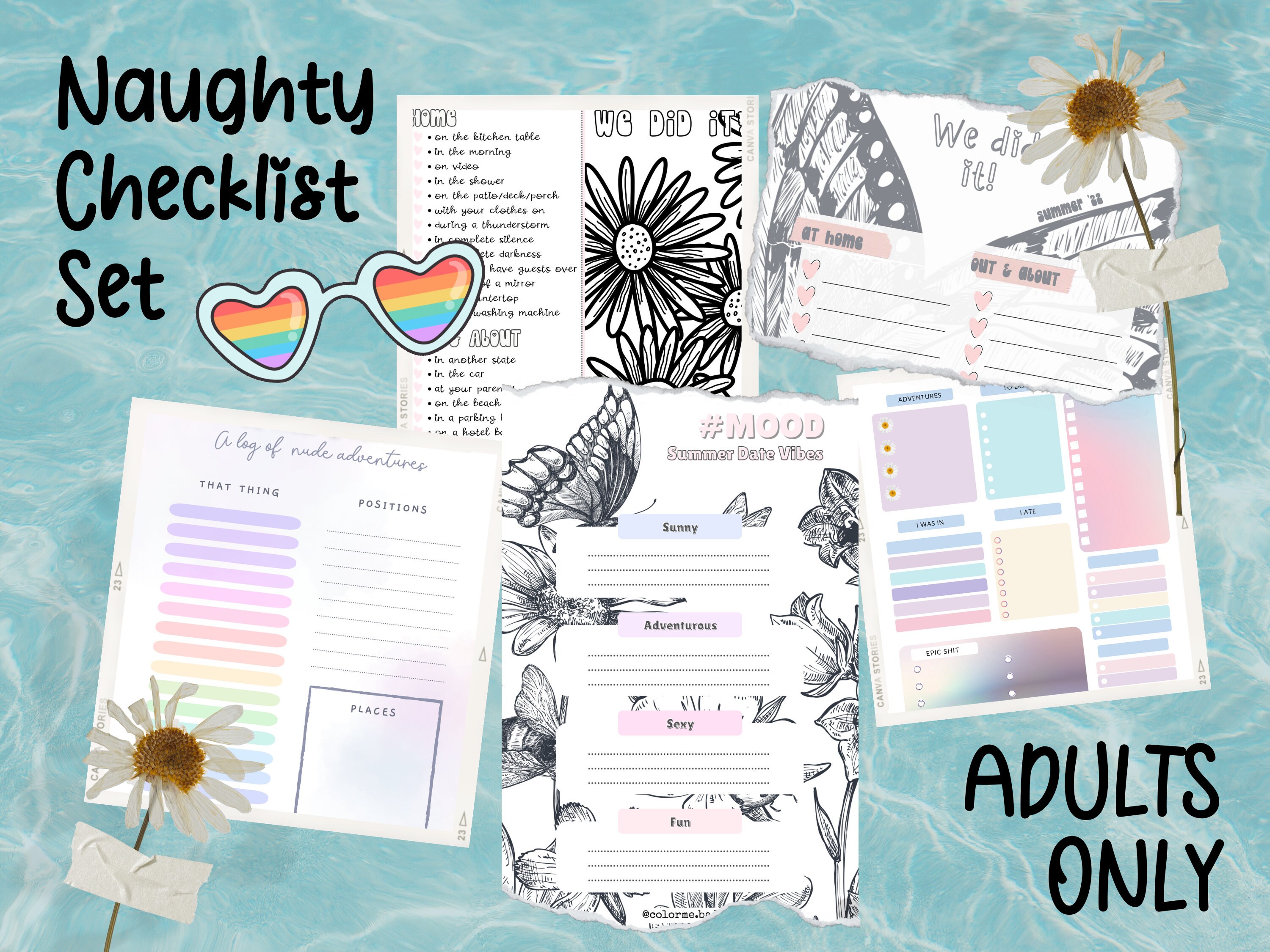 Dirty Printable Adult Coloring Book W/dating Checklists Help - Etsy ...