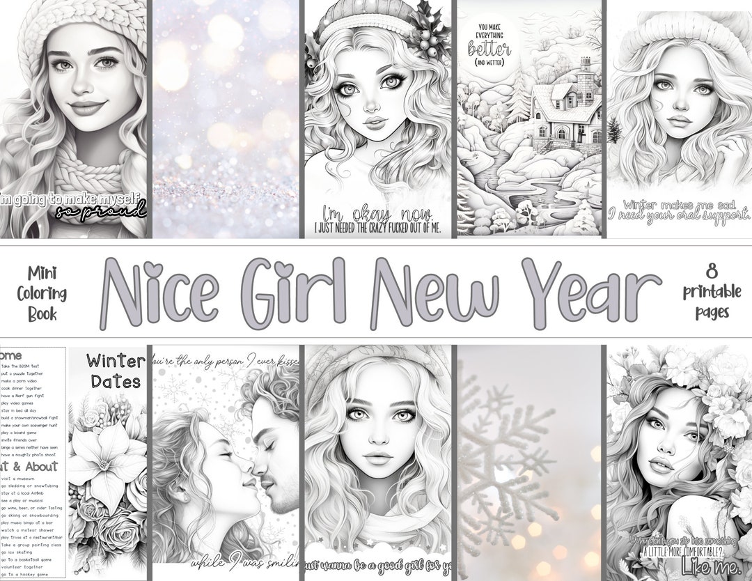 Printable Adult Coloring Book. Naughty Coloring Pages. Situationship ...