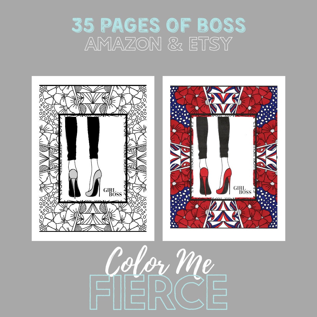 Baddies Coloring Book. Coloring for Anxiety. Coloring Book to - Etsy