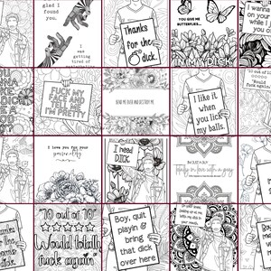 Gay Men Wellness. Printable "adult" Coloring Book Bundle. Sooth Anxious ...