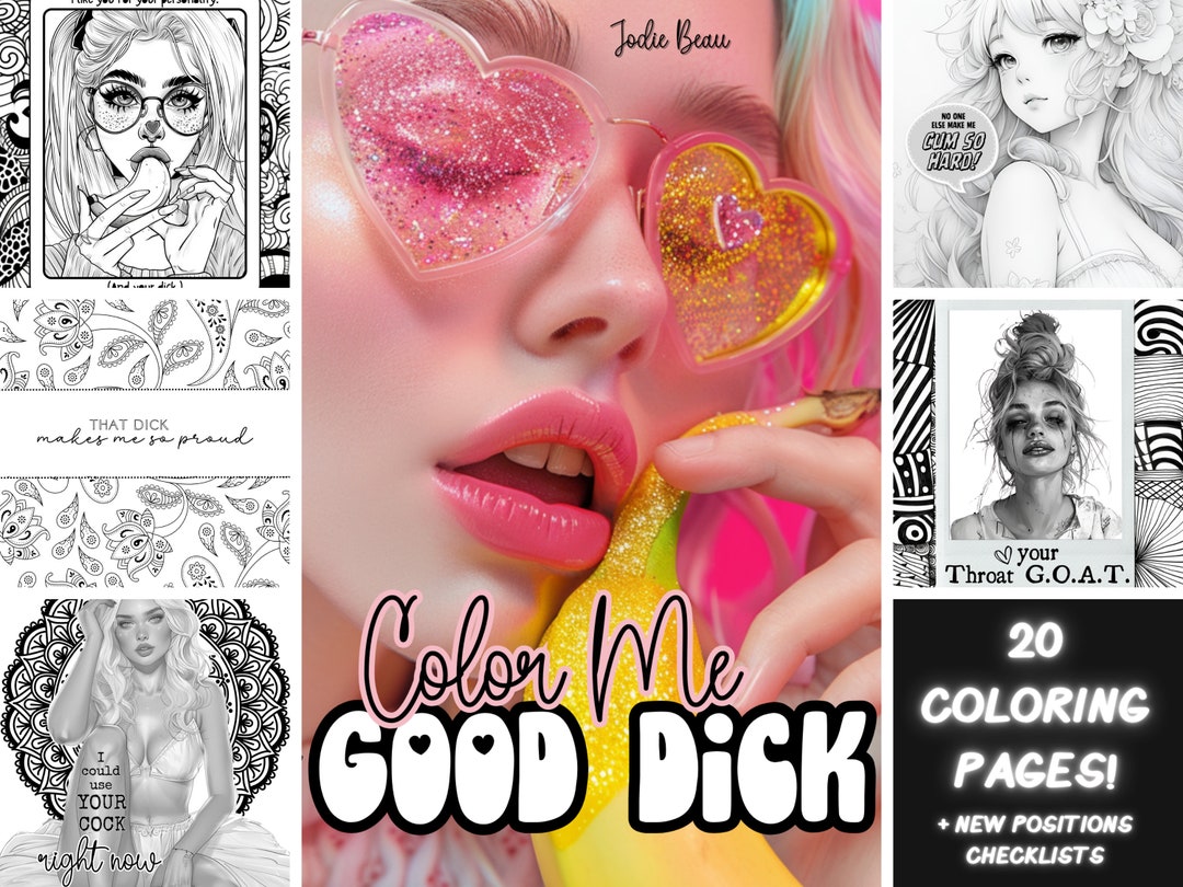 Good Dick Coloring Book Sooth Anxious Attachment W This Naughty