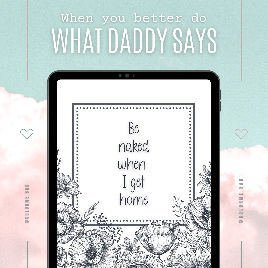 Flirty Dirty Printable Adult Coloring Page to Help W/ - Etsy Canada