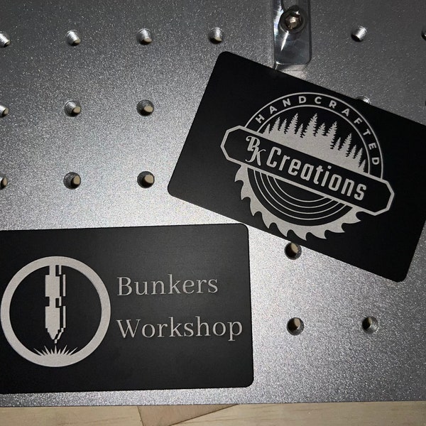 Customized Aluminum Business Cards - Etsy