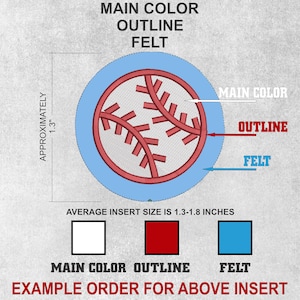 Embroidered Sports & Academic Custom Letterman Jacket Inserts - Made in ...