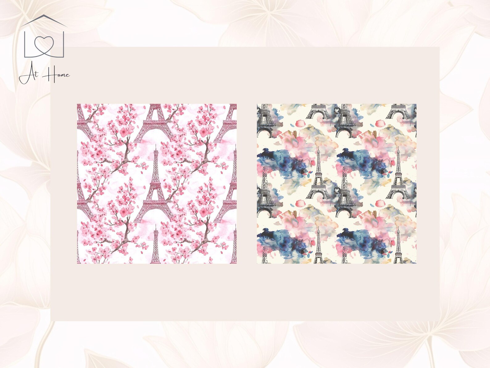 Parisian Party Digital Paper - Seamless Printable Instant Download ...