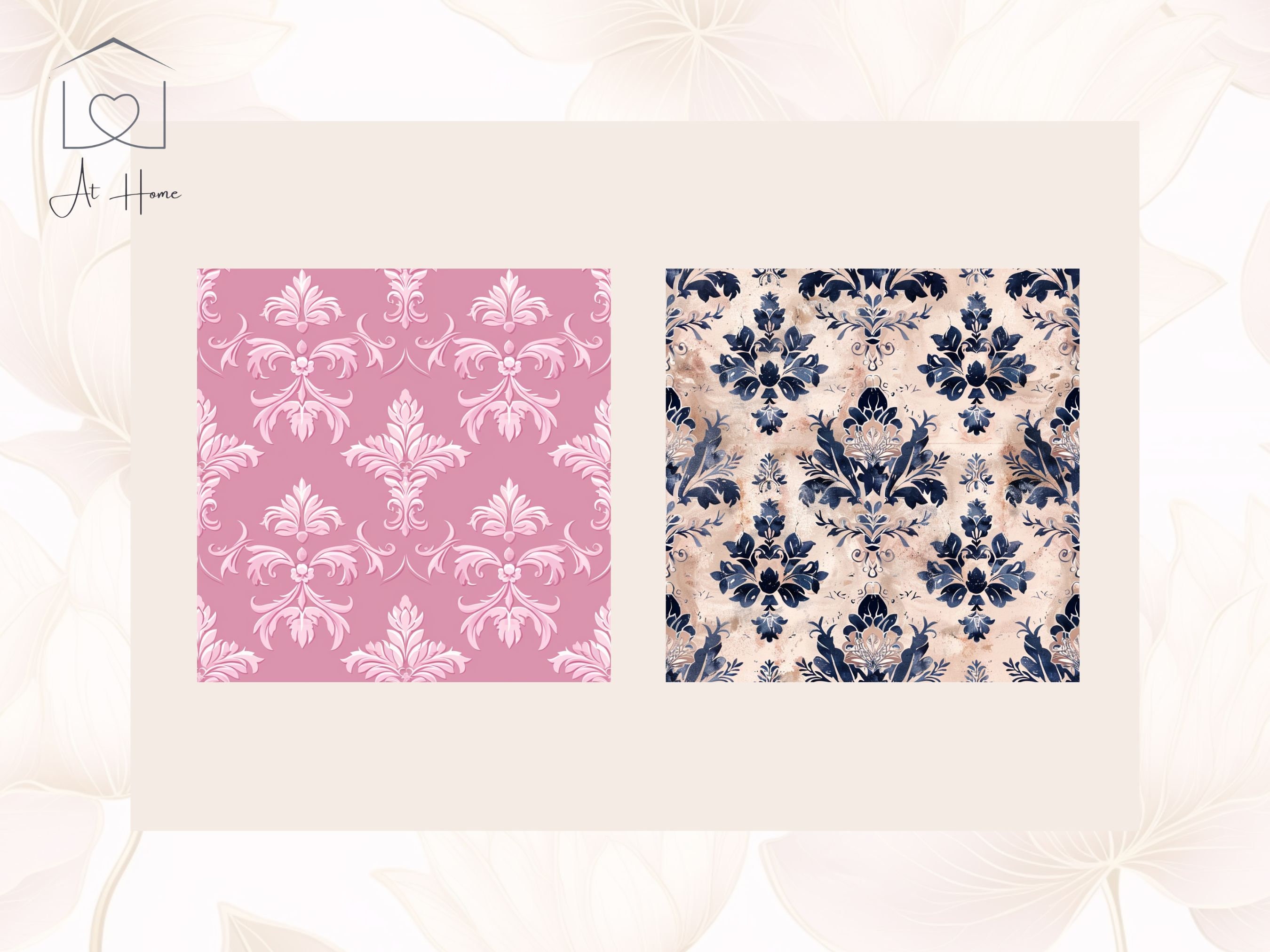 Bridgerton Style Digital Paper: Regal Floral Seamless Patterns (digital ...