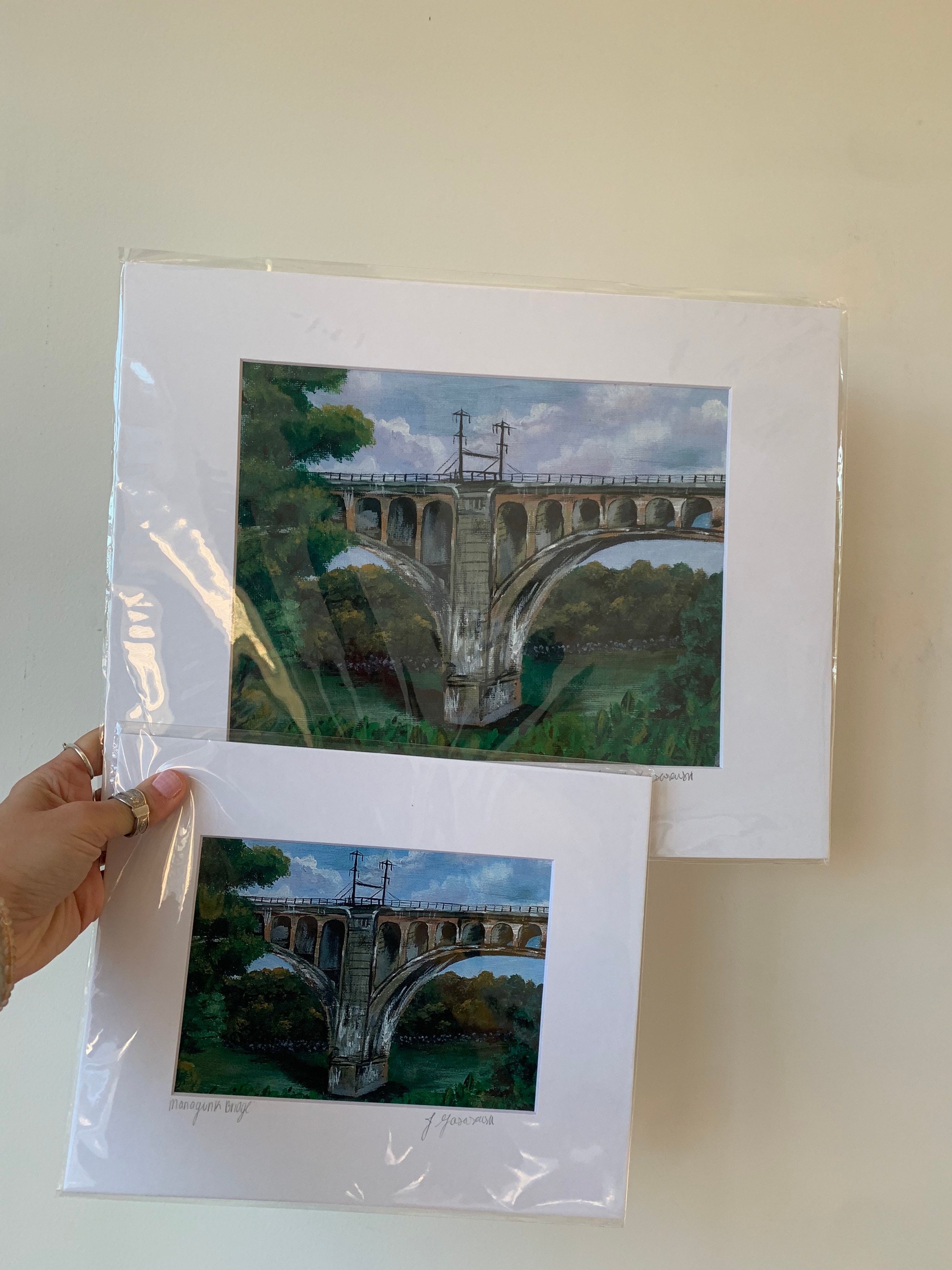 Manayunk Bridge - Painting PRINT - Etsy