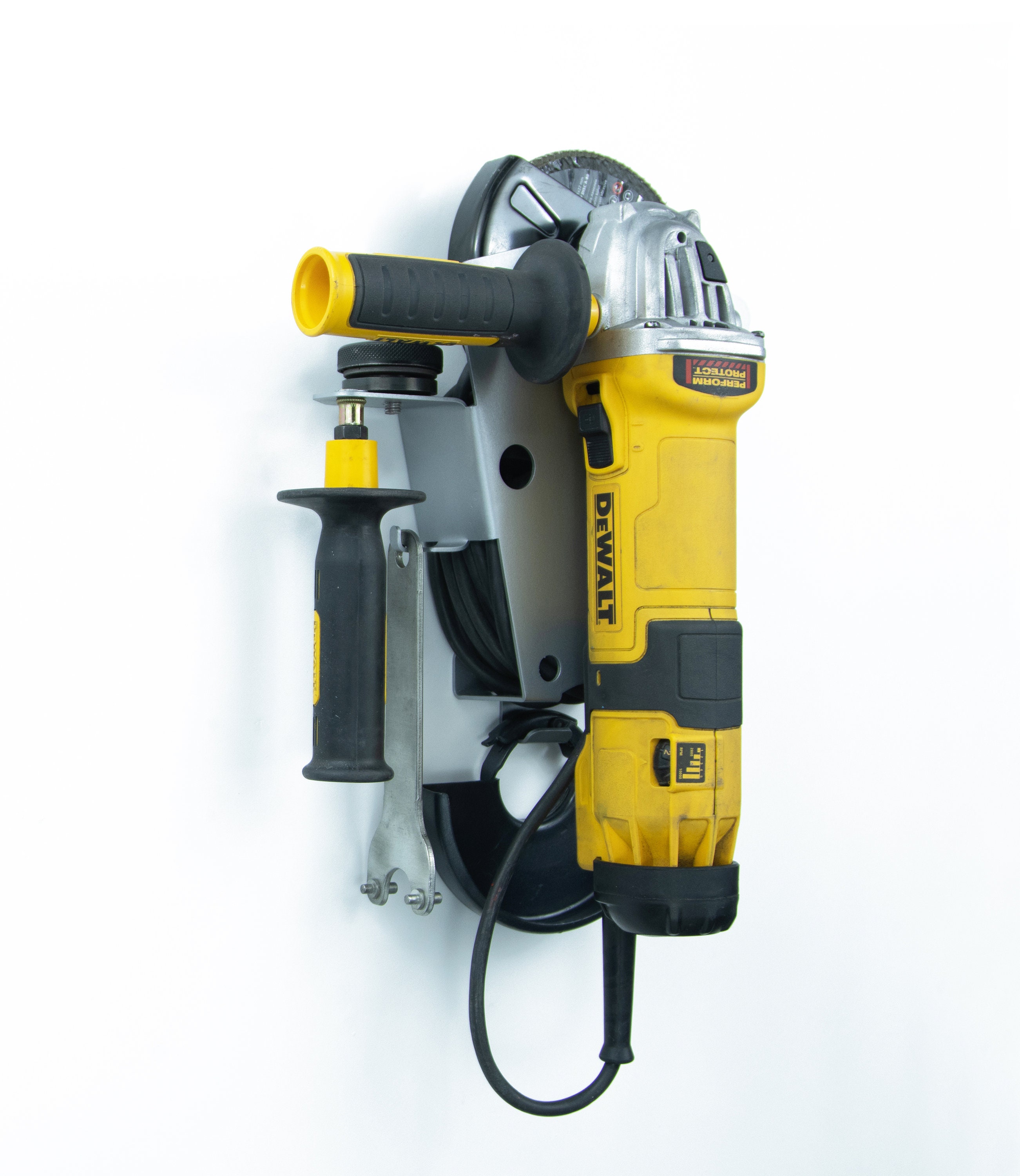 Wall Mounted Angle Grinder Rack: With Cord Rest - Fits 4.5'' & 5 ...