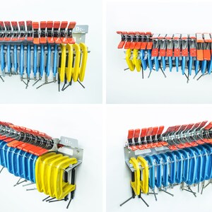 C-clamps & Spring Clamps Two-story Rack Two-floor Two-tier Clamps ...