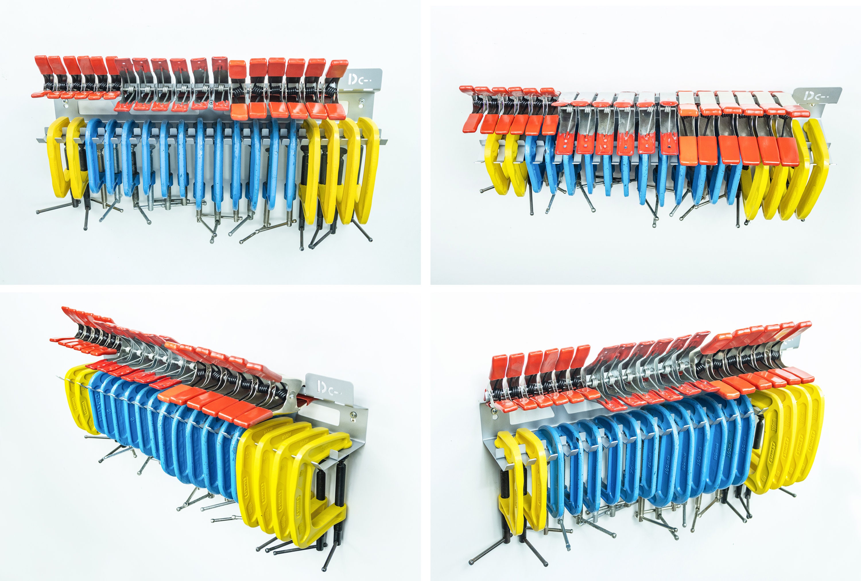 C-clamps & Spring Clamps Two-story Rack Two-floor Two-tier Clamps ...