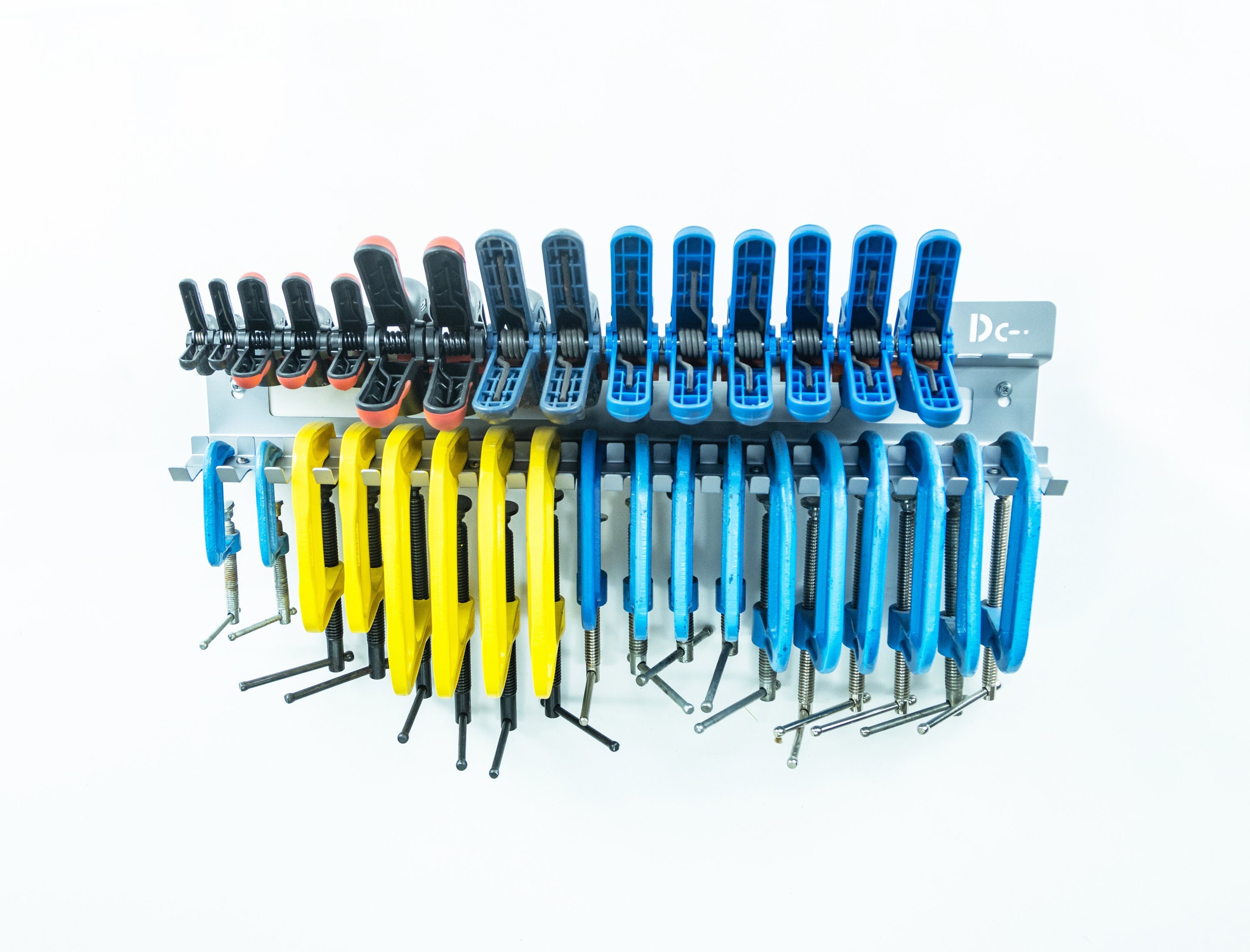 C-clamps & Spring Clamps Two-story Rack Two-floor Two-tier Clamps ...