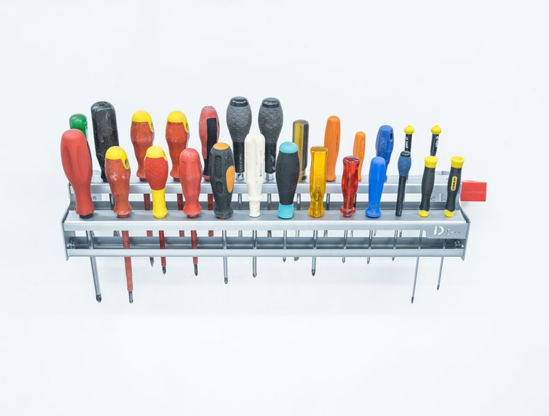 Screwdriver Rack Two-story Tilted Stand Toolstation Holder Wall Mounted ...