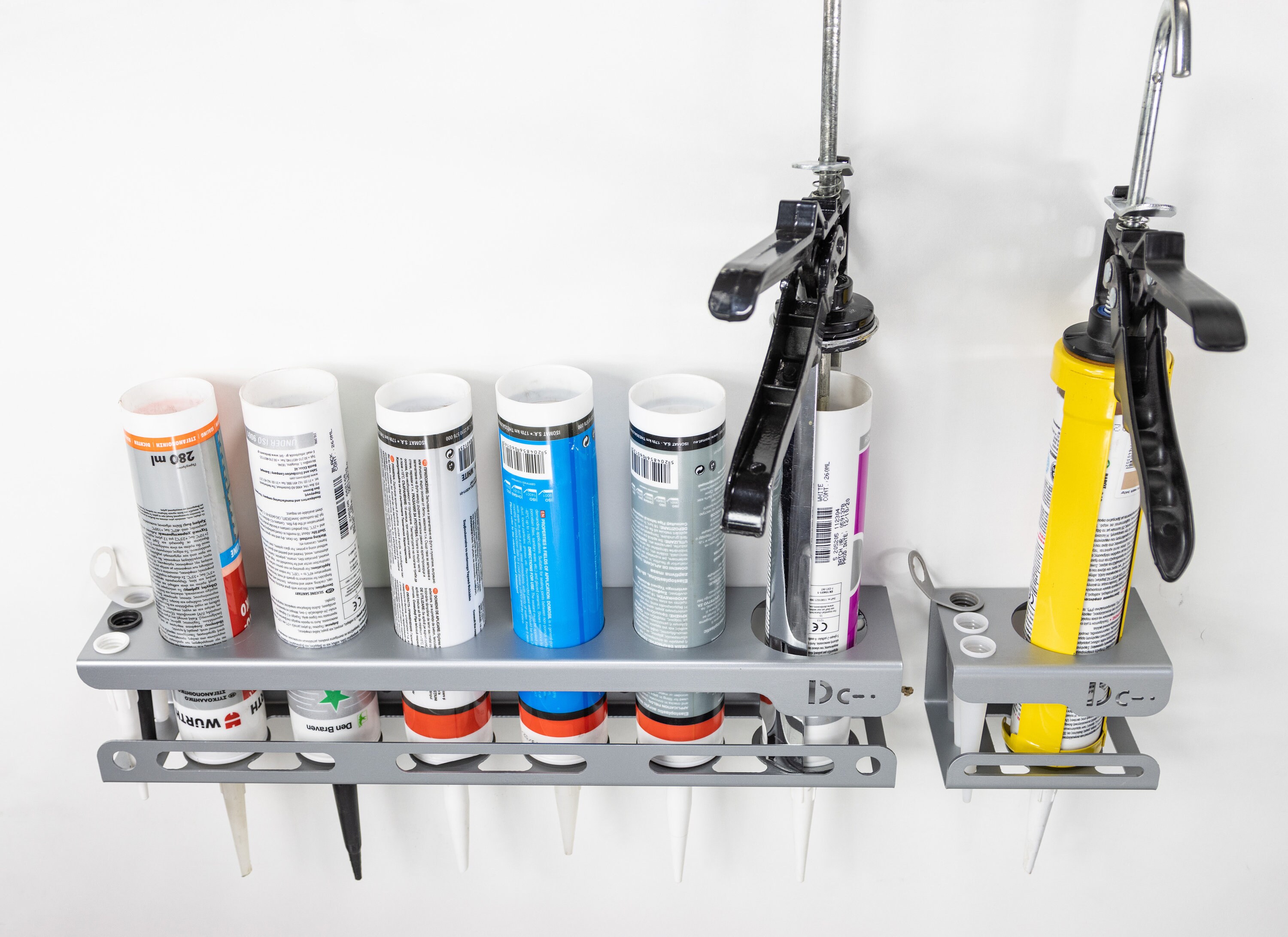 Silicone Tube Storage Rack, Adhesives Caulks Sealants & Applicator Gun ...