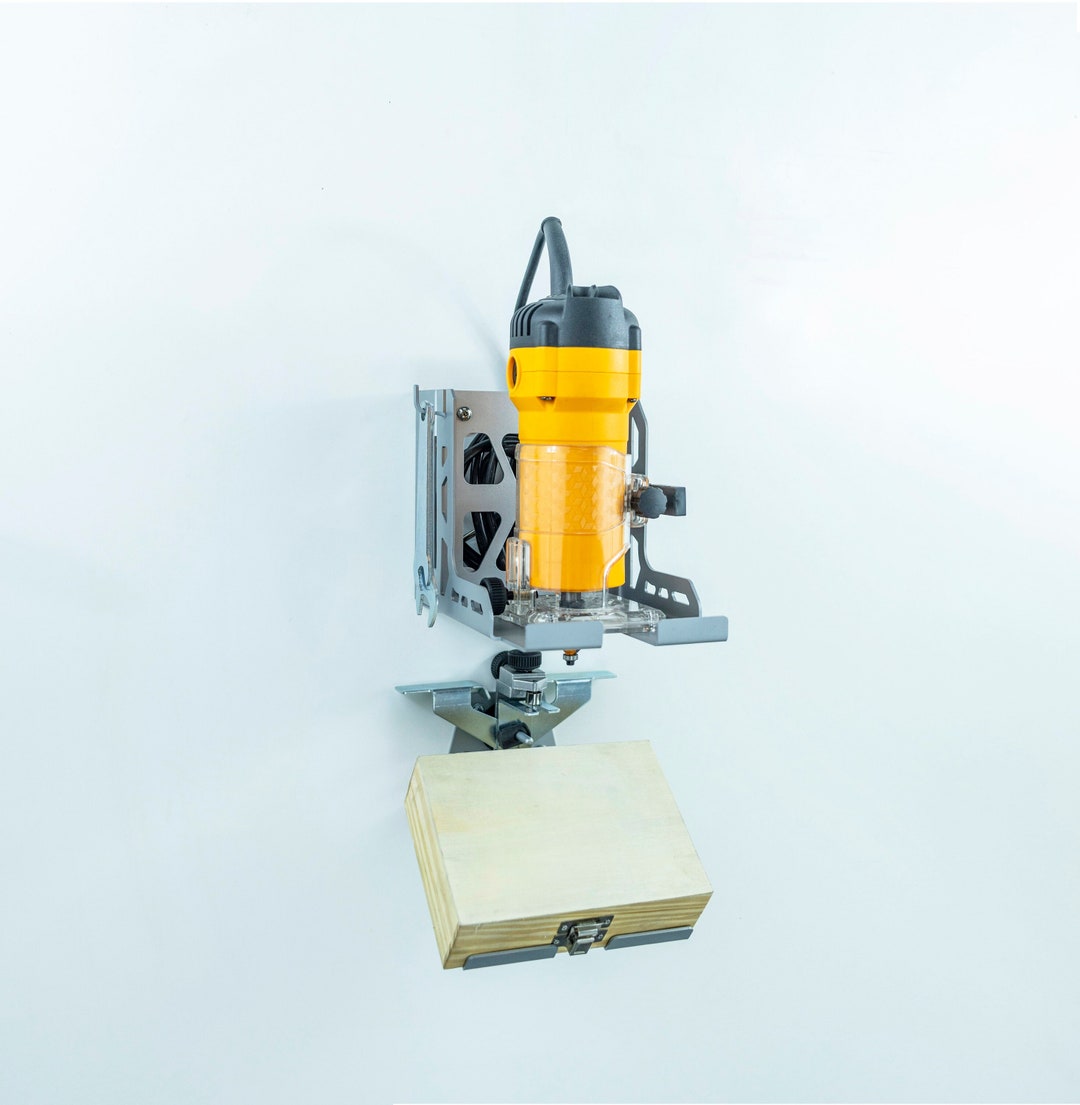 Palm Router Wall Mount: Tool Storage Rack for Dewalt, Milwaukee, Makita ...