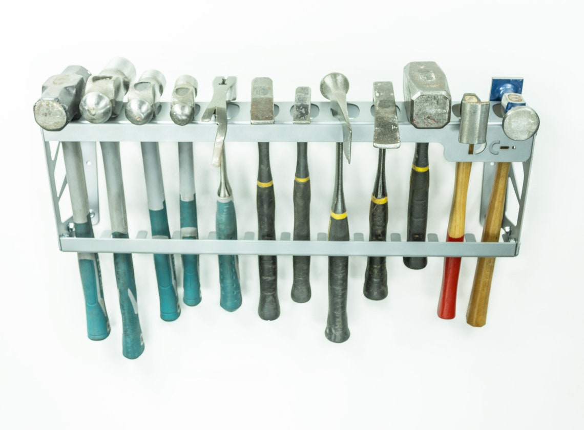 Hammer Storage Rack Wall Mount Storage 12 Slots - Etsy