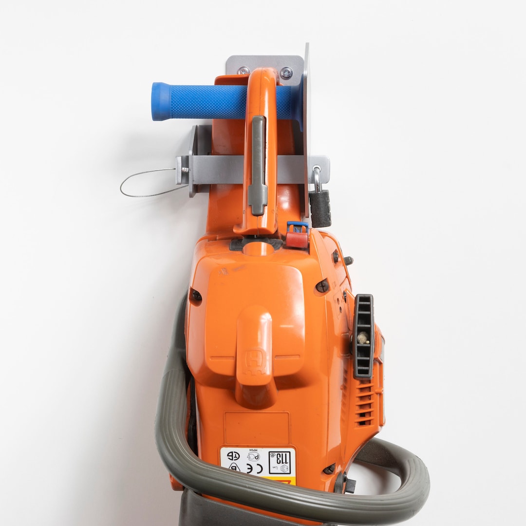 Chainsaw Wall Mount Hanger / Holder / Rack - With or Without Lock ...