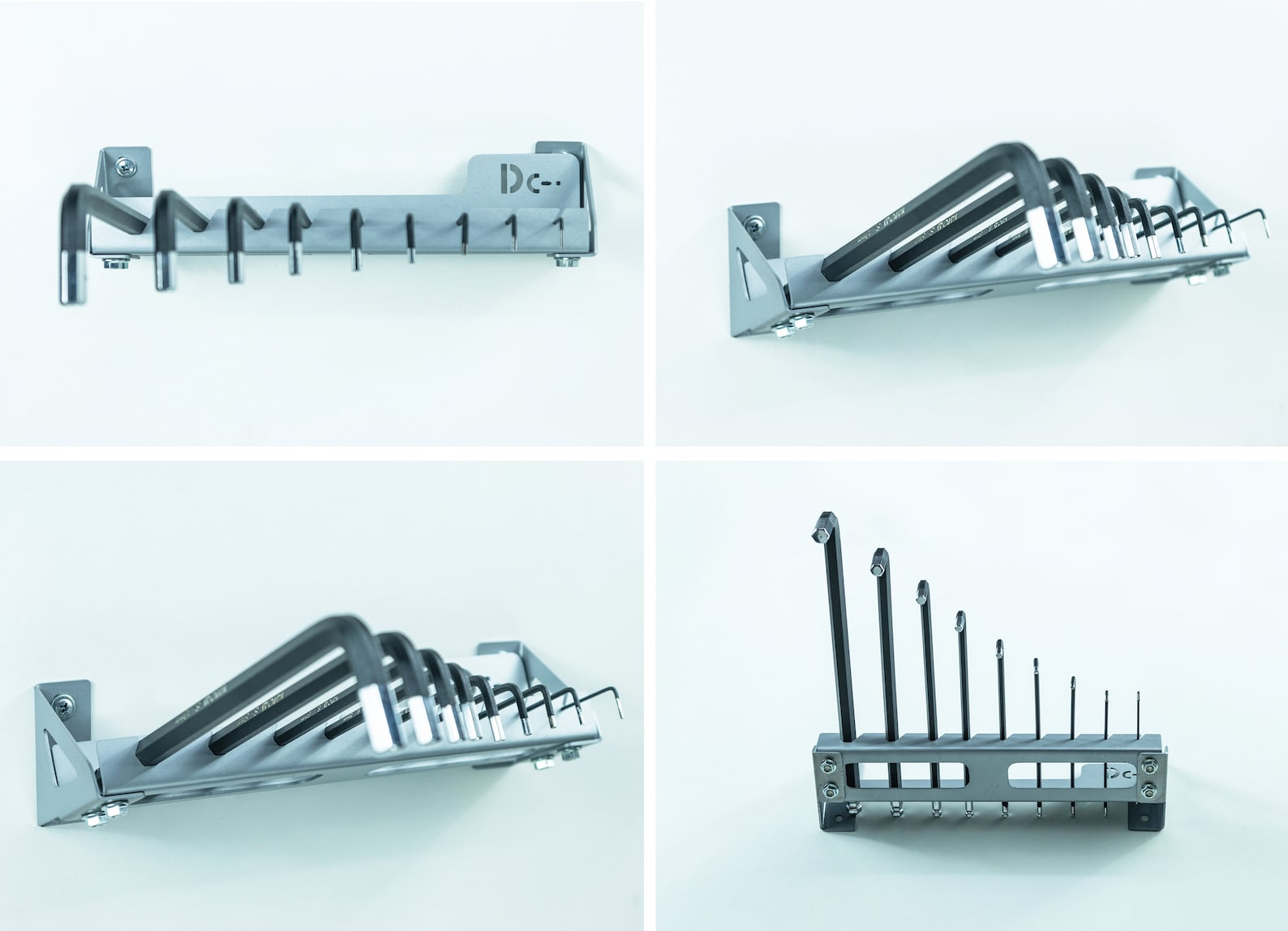 Horizontal Rack for Allen Hex Wrenches - Allen Wrench Holder Tool ...