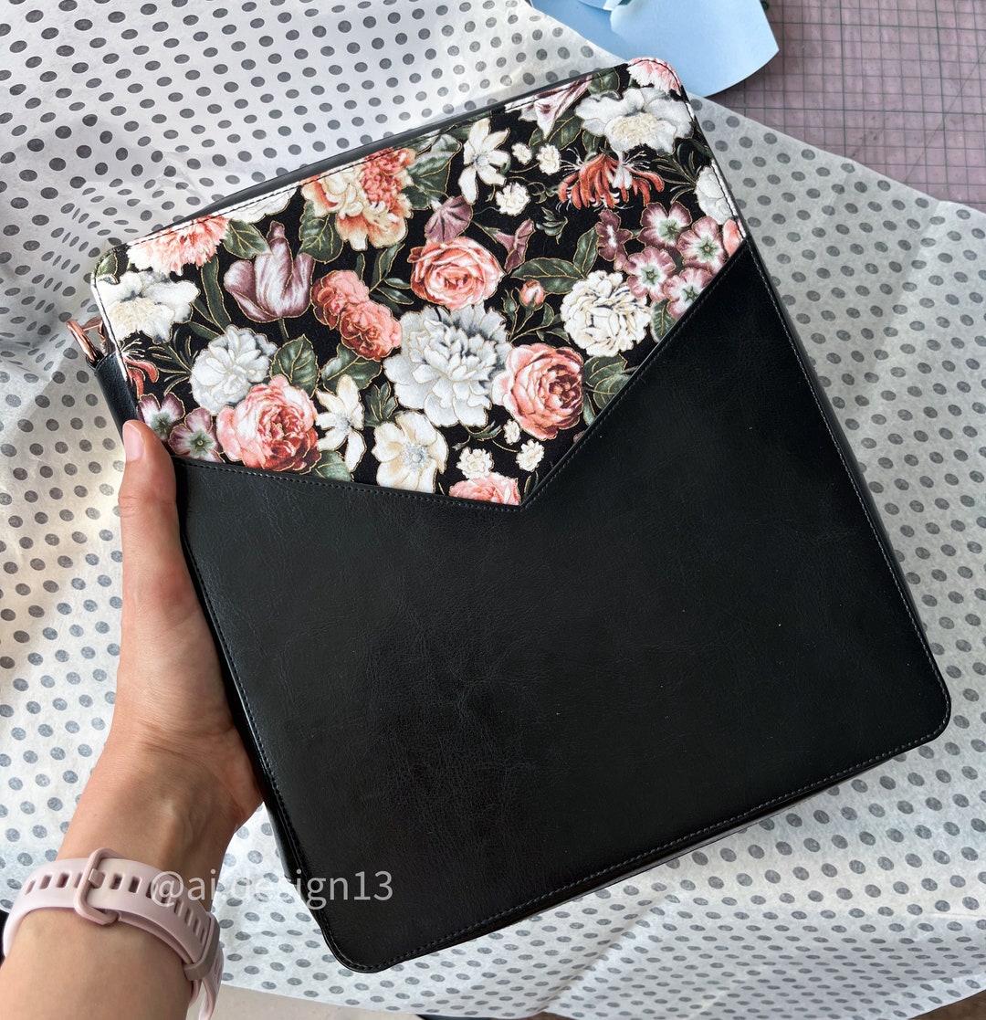 Custom Zipper Classic Happy Planner Cover, Faux Leather Vegan Disc ...