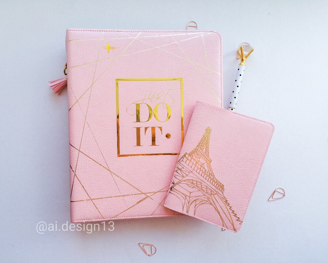 Pink Planner Cover, Inspire Planner, A5 Ringbouplanner, Geometric ...