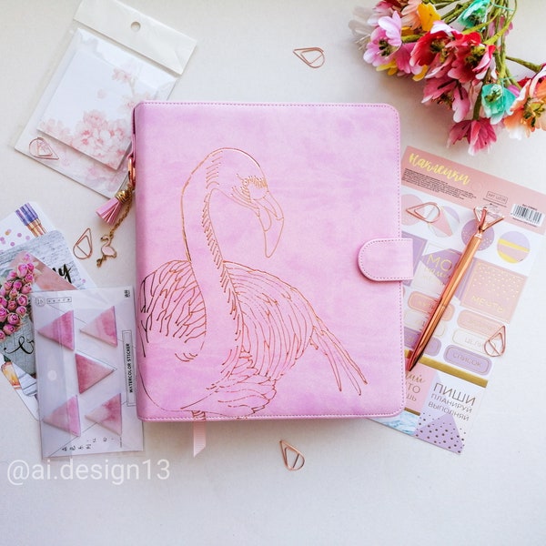Flamingo Planner - Etsy