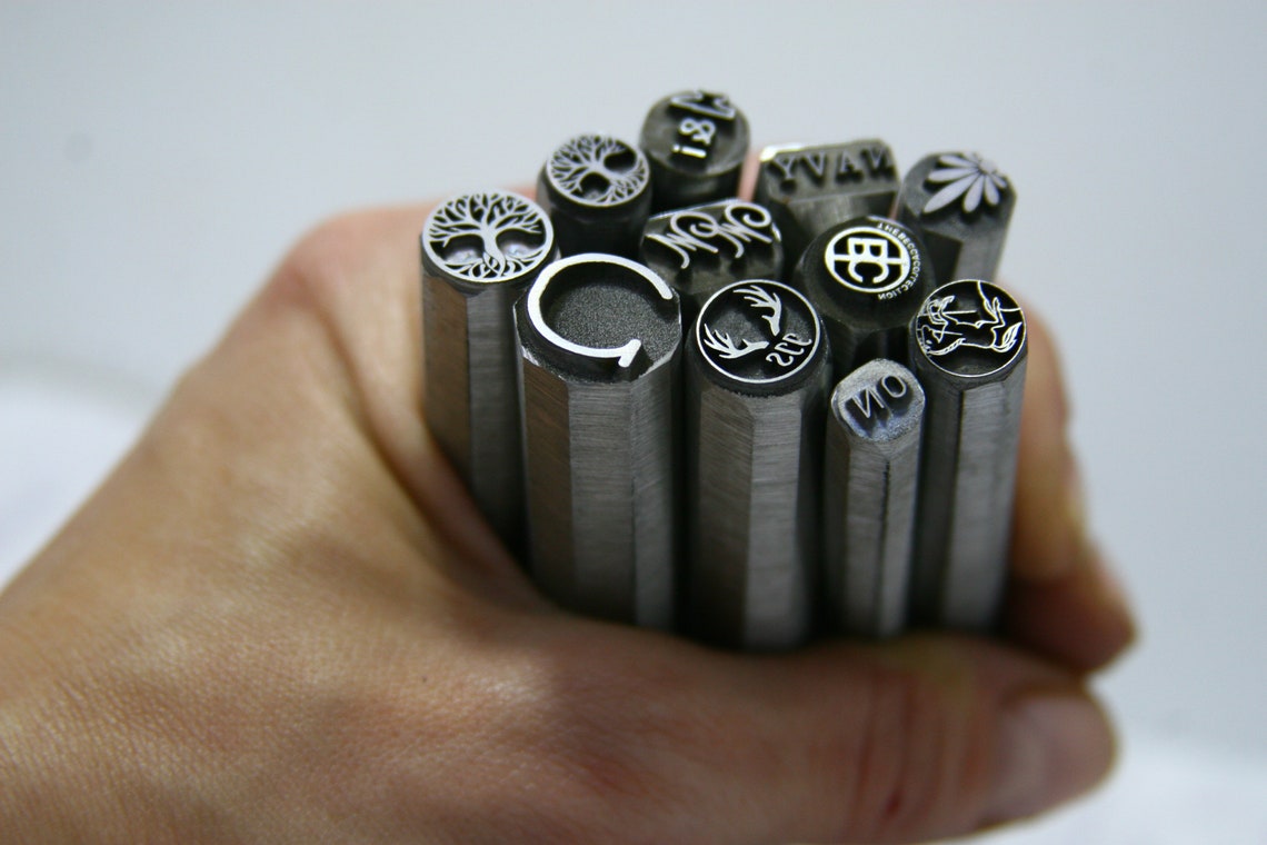 Timbro metallico personalizzato Timbro logo personalizzato | Etsy