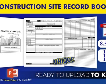 Site Record Book - Etsy