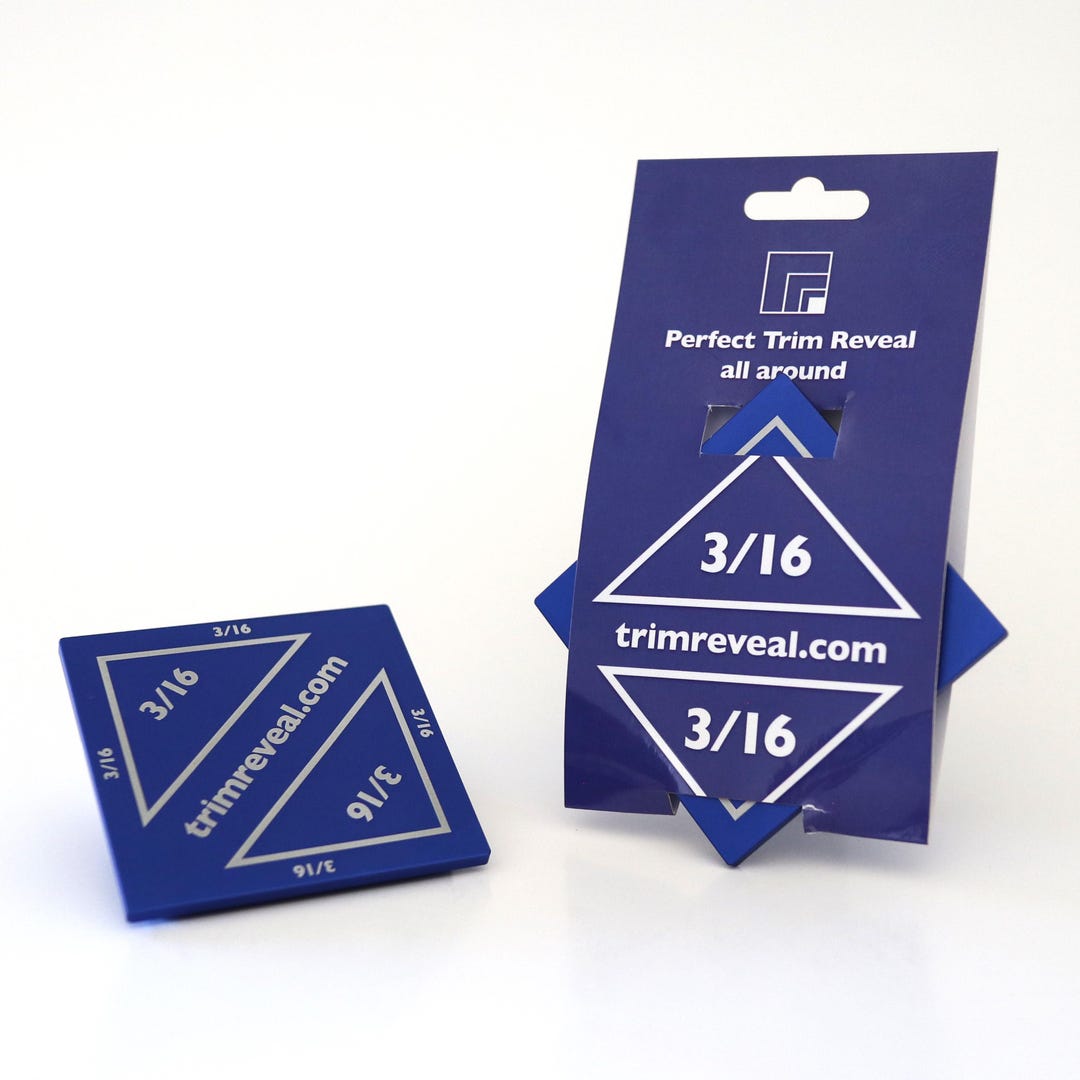 3/16 Trim Reveal Tool | Trim Molding Spacer/reveal. Designed in ...