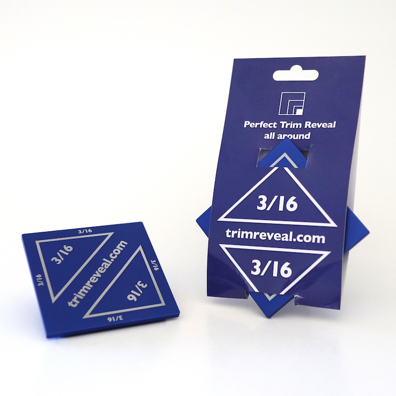 3/16 Trim Reveal Tool | Trim Molding Spacer/reveal. Designed in ...