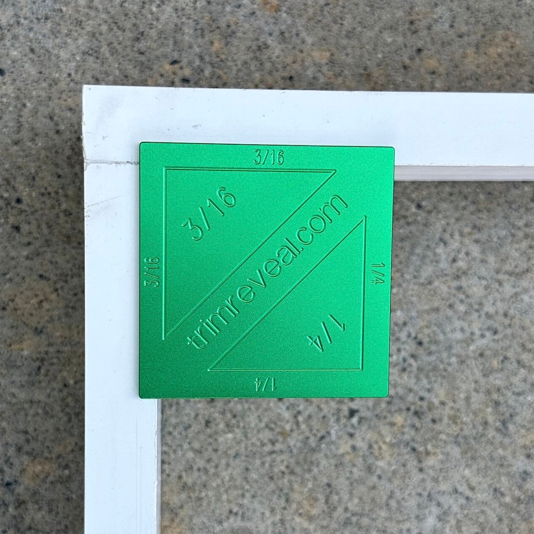 Trim Reveal Tool 1/4″ and 3/16″ Trim Molding Spacer/reveal All-in-one ...