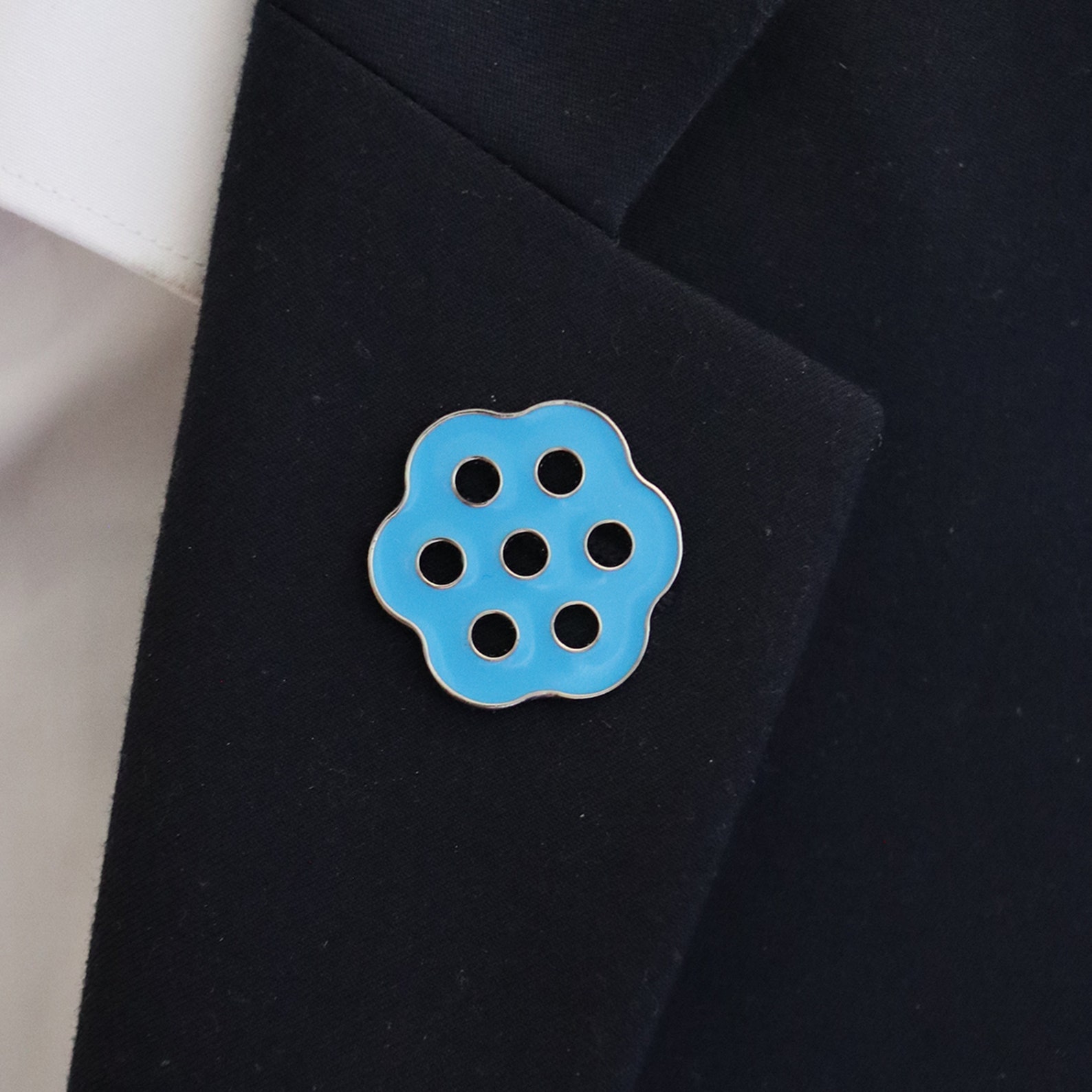 Evil Eye Suit Lapel Pin - the Seven Eyes Lapel Pin - سبع عيون - Silver ...