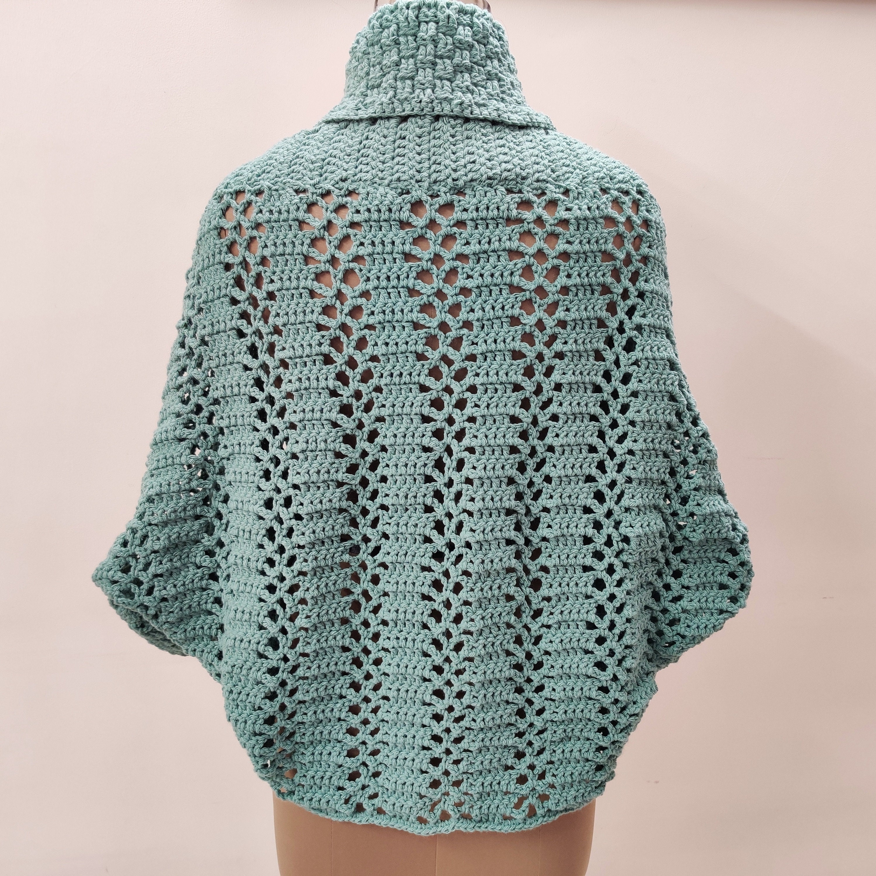 Easy Crochet Cardigan Pattern Cardigan With Pockets Made From - Etsy