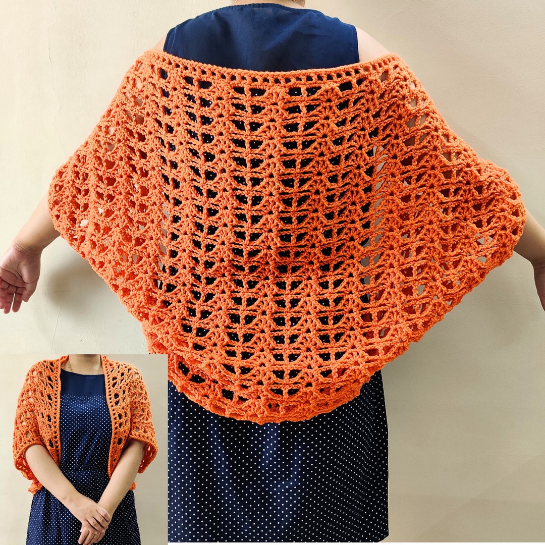Easy Crochet Cocoon Shrug Pattern for Beginners Cocoon Cardigan Pattern ...