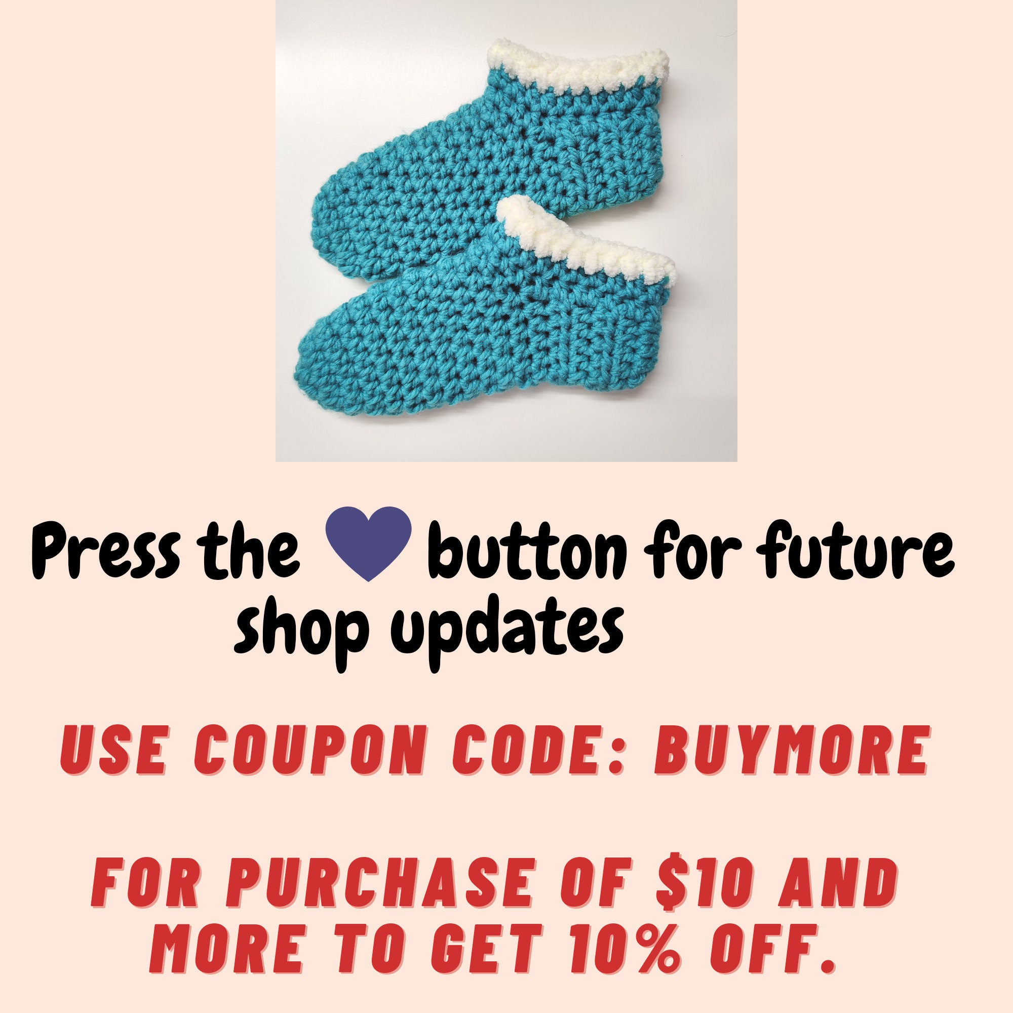 Crochet Beginner Chunky Socks Crochet Slippers Easy House | Etsy