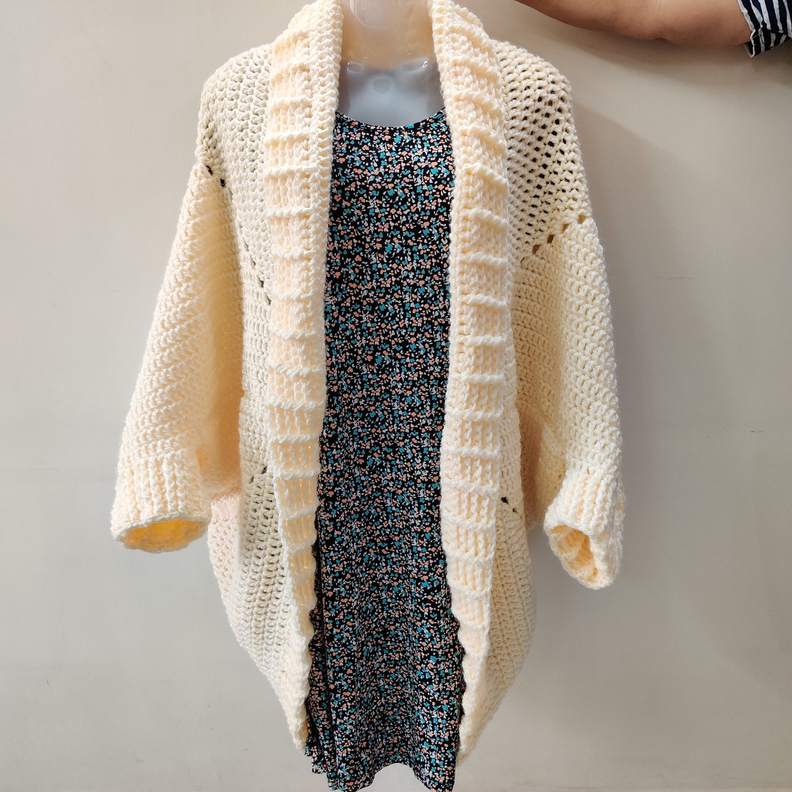 Crochet Pattern of Cocoon Shrug Easy Womens Cable Cocoon - Etsy