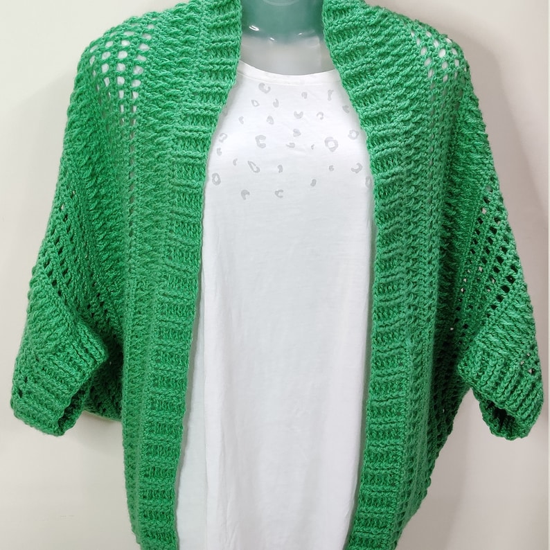 Crochet Pattern of Cocoon Shrug Easy Womens Cocoon Cardigan - Etsy