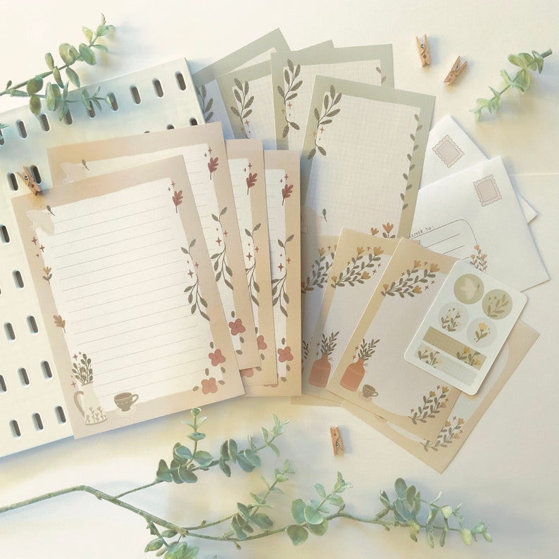 Cottagecore Writing Set 3 Letter Writing Pen Pal Kit - Etsy Singapore