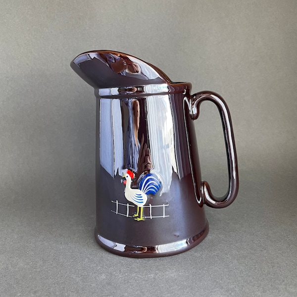 Red Ceramic Pitcher - Etsy