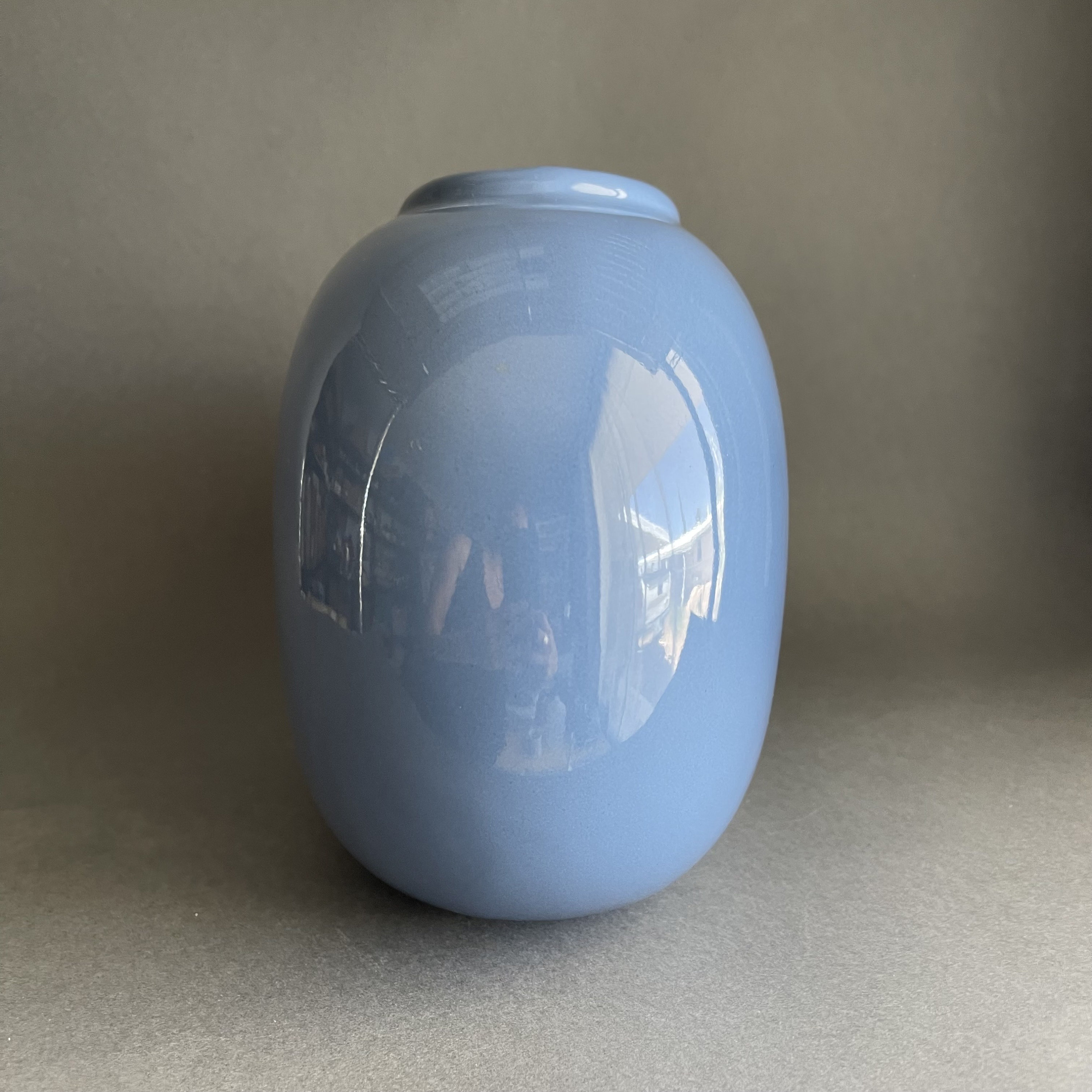 Vintage Haeger Pottery 80's Vase Gorgeous Periwinkle - Etsy