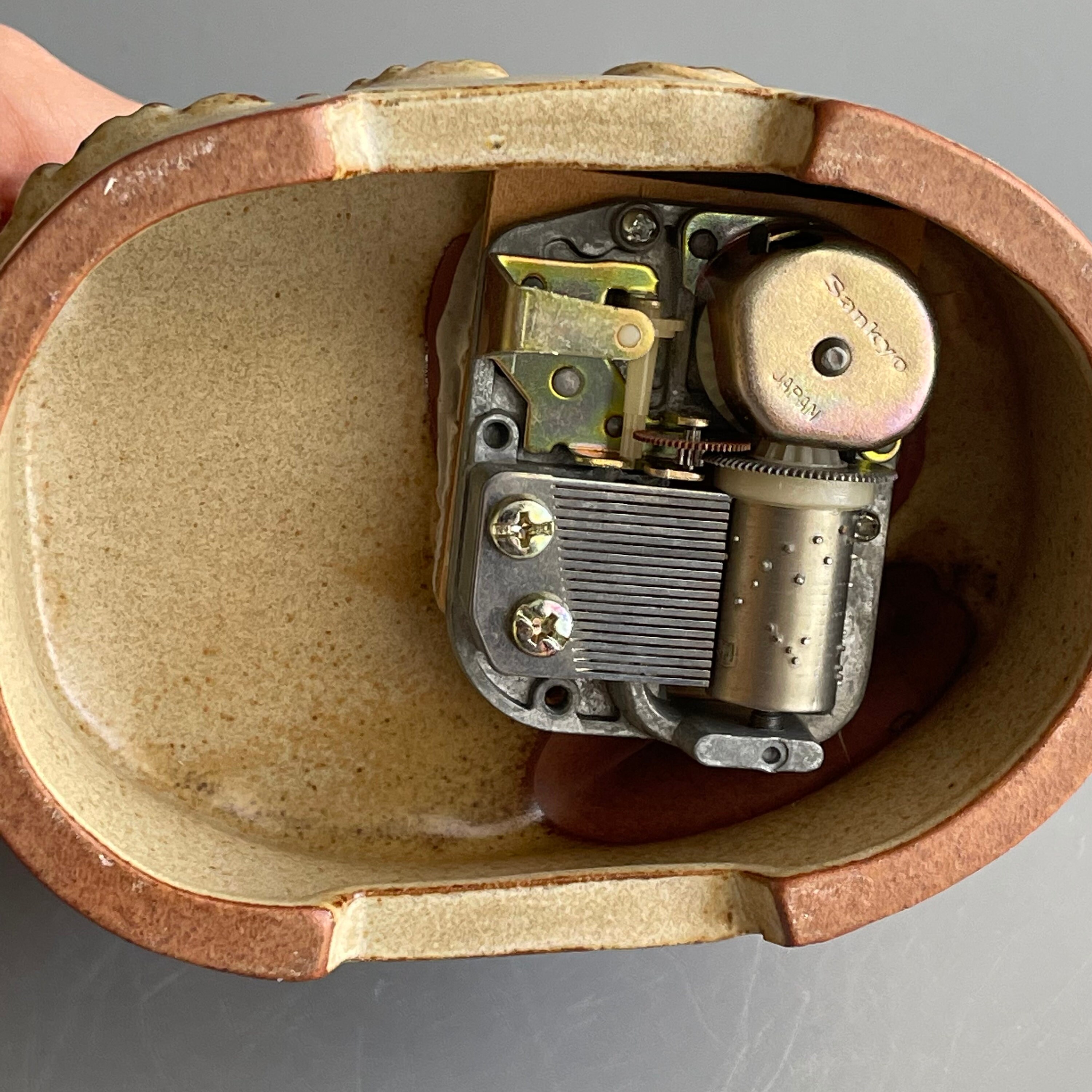 Vintage UCTCI Japan Ceramic Musical Figurine Happy Anthropomorphic ...