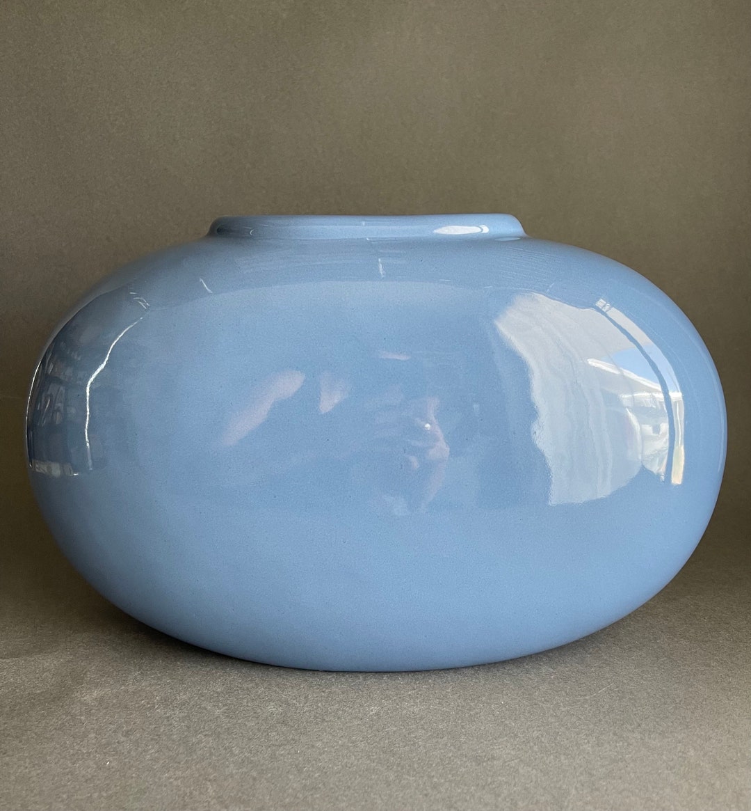 Vintage Haeger Pottery - 80's Vase - Gorgeous Periwinkle - Mauve ...